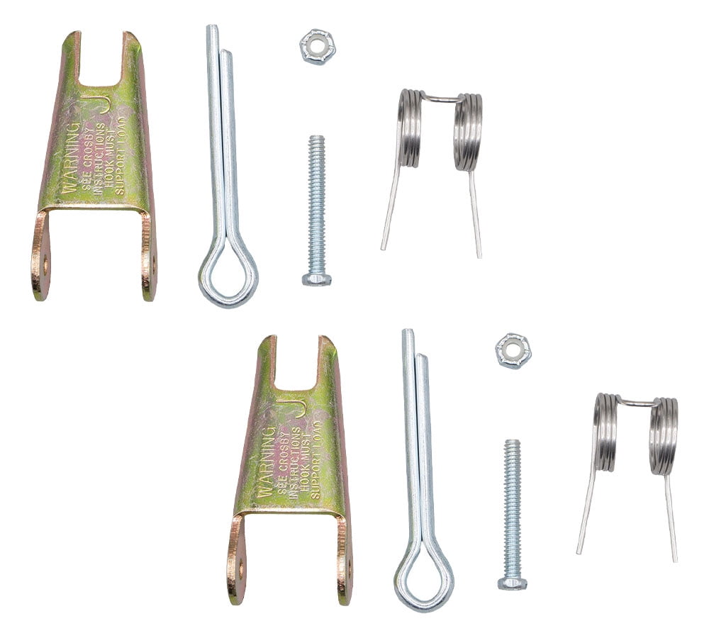 2 Pack Crosby Hook Latch Kit for 5–7 Ton Capacity Hooks - S-4320 ...