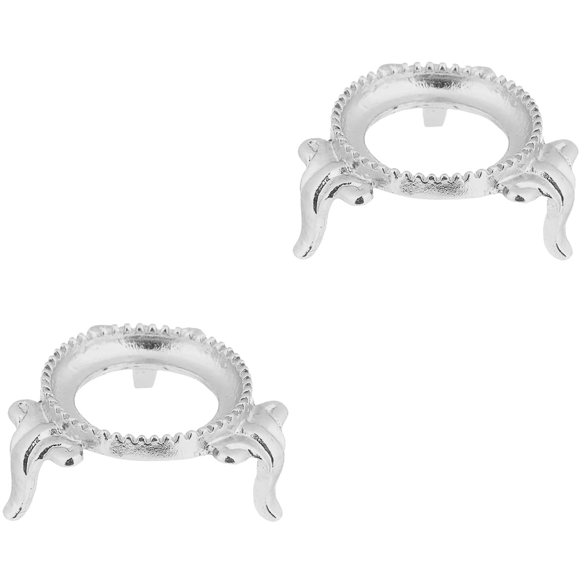 2 Pack Crystal Ball Base Cylindrical Bases Monitor Stands Silver ...