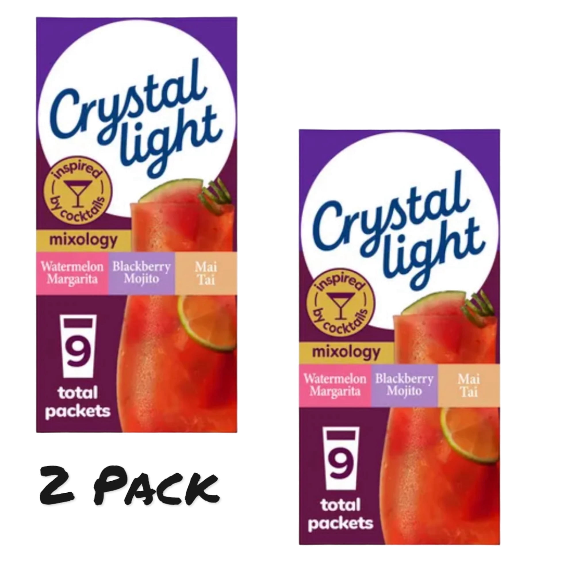 Crystal Light Mixology Drink Mix, Mocktail Variety Pack, 9 Packets ...