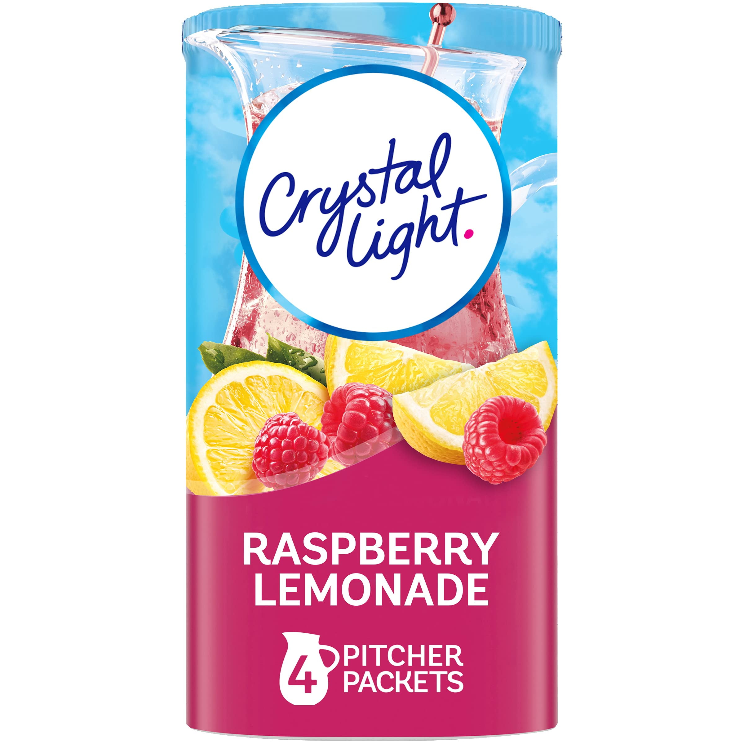 Pack of 2 - Crystal Light Raspberry Lemonade Drink Mix (4 Pitcher ...