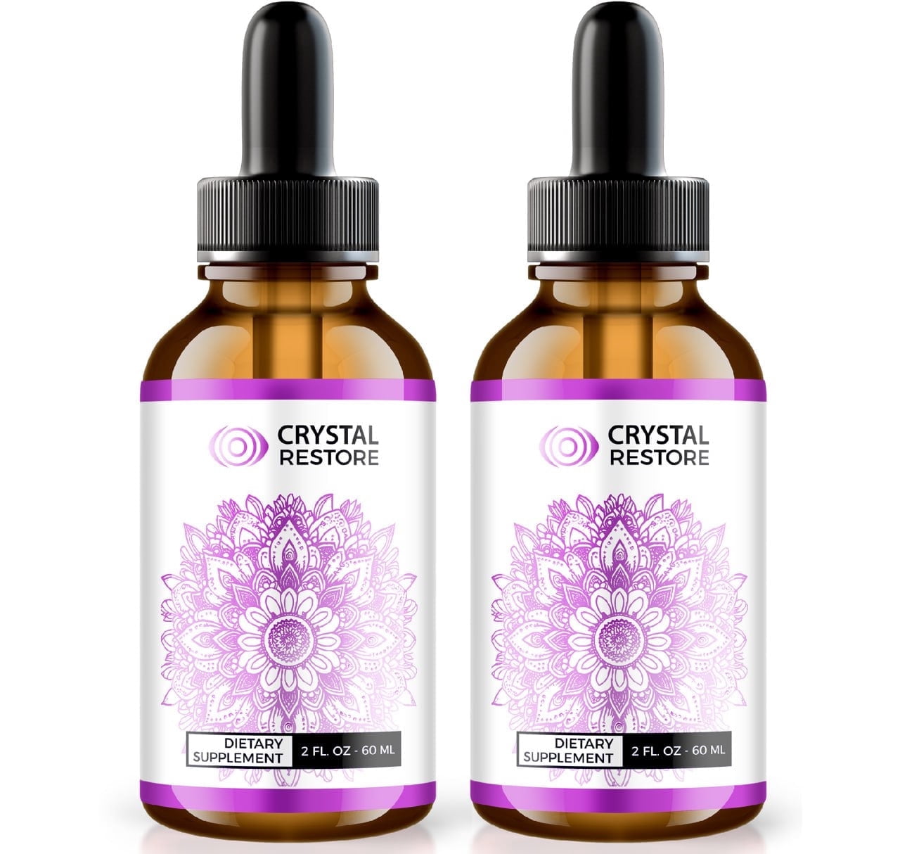(2 Pack) Crystal Restore Drops, Help Support Healthy Body Function ...