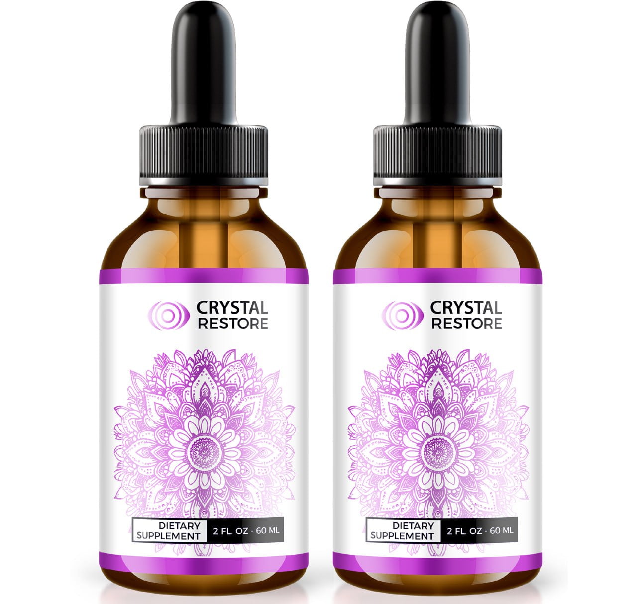 (2 Pack) Crystal Restore Drops, Help Support Healthy Body Function, Maximum Strength Liquid ...