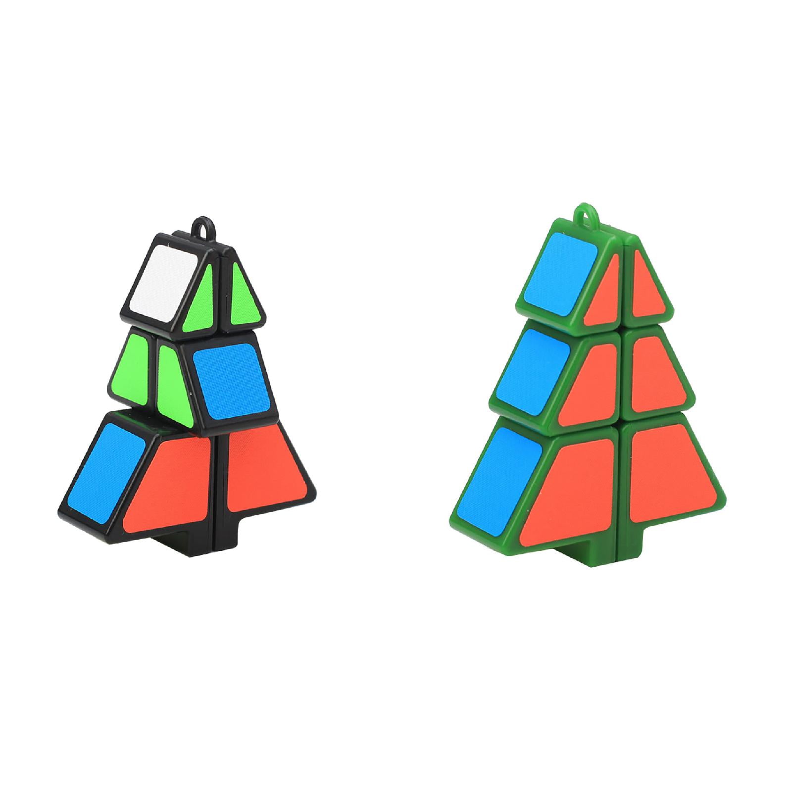2-Pack,Cube 1X2X3 Christmas Tree Cube Puzzle -Smooth Puzzle Xmas ...
