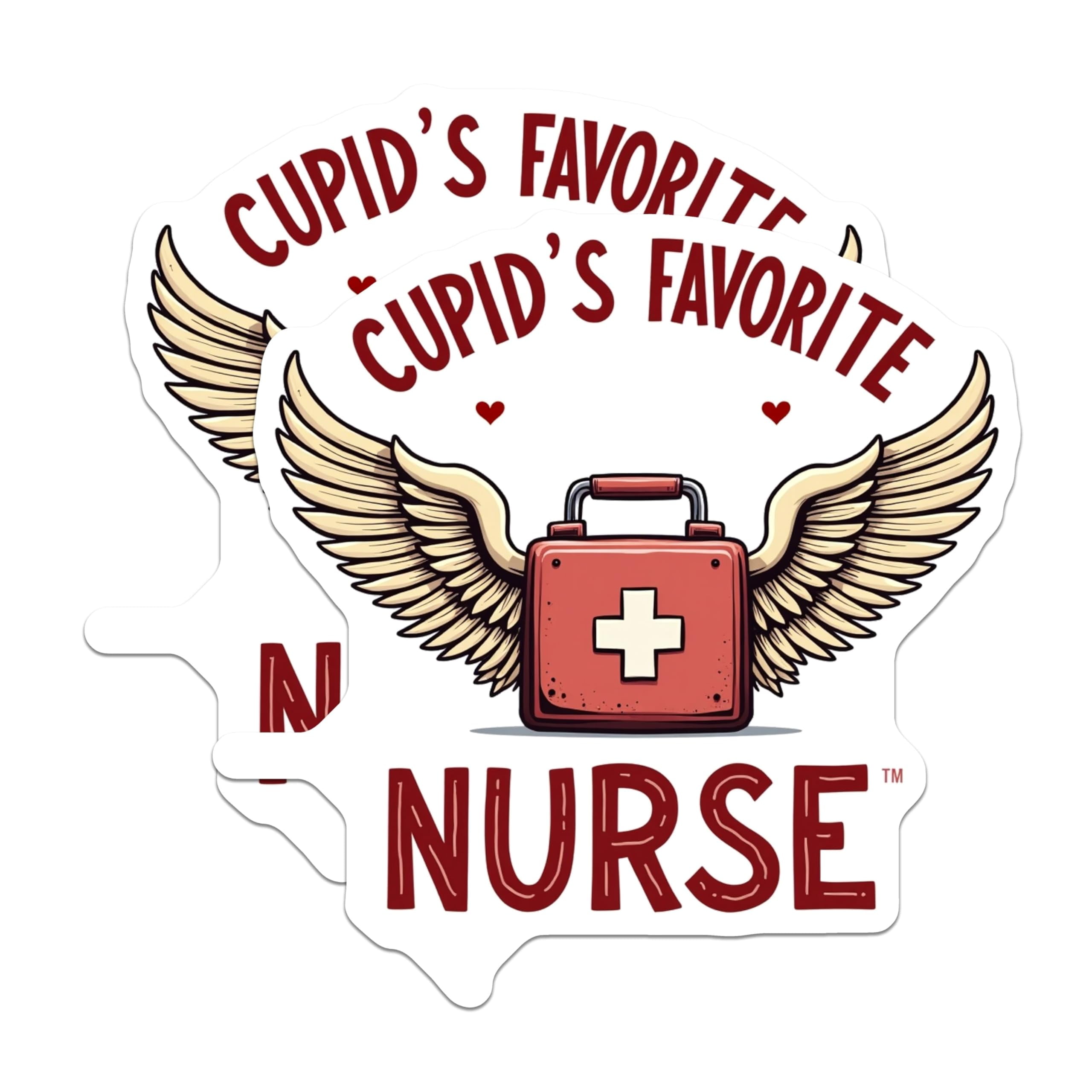 (2 Pack) Cupid's Favorite Nurse Magnets - Nurse Appreciation Magnets ...