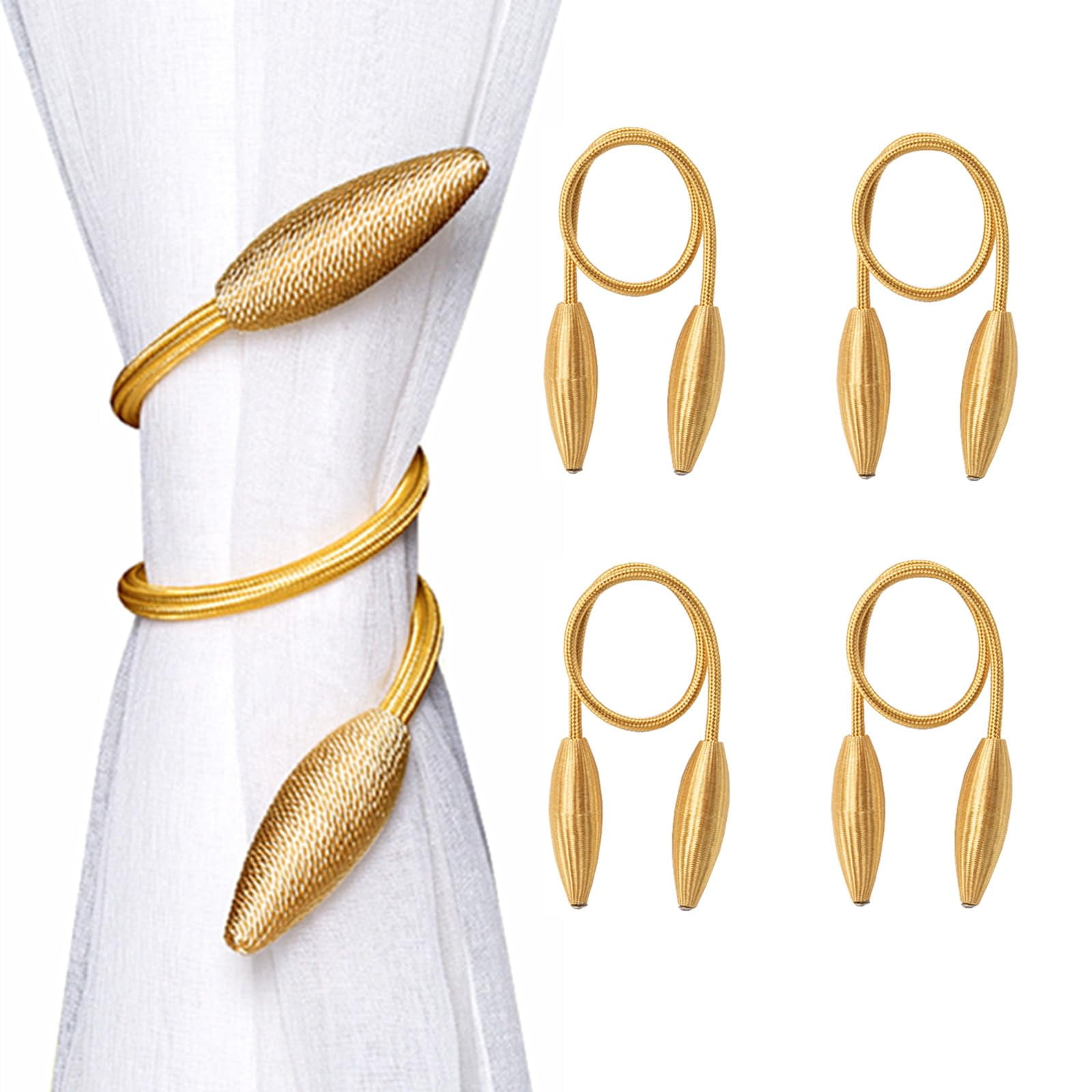 2-Pack Curtain Holdbacks Curtains Tiebacks Home Decorative Window Drape ...