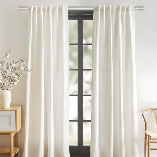 2 Pack Curtain Rods for Windows 28 to 48 Inch(1.5-5 Feet), Silver 1 ...