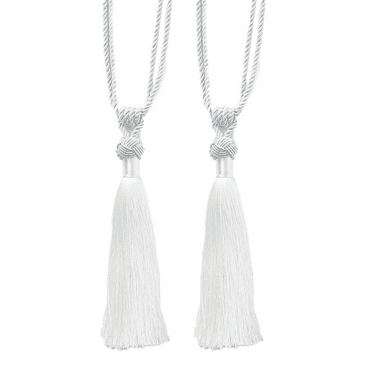 2 Pieces Curtain Tiebacks Handmade Curtain Ropes Tassel Curtain Clips ...