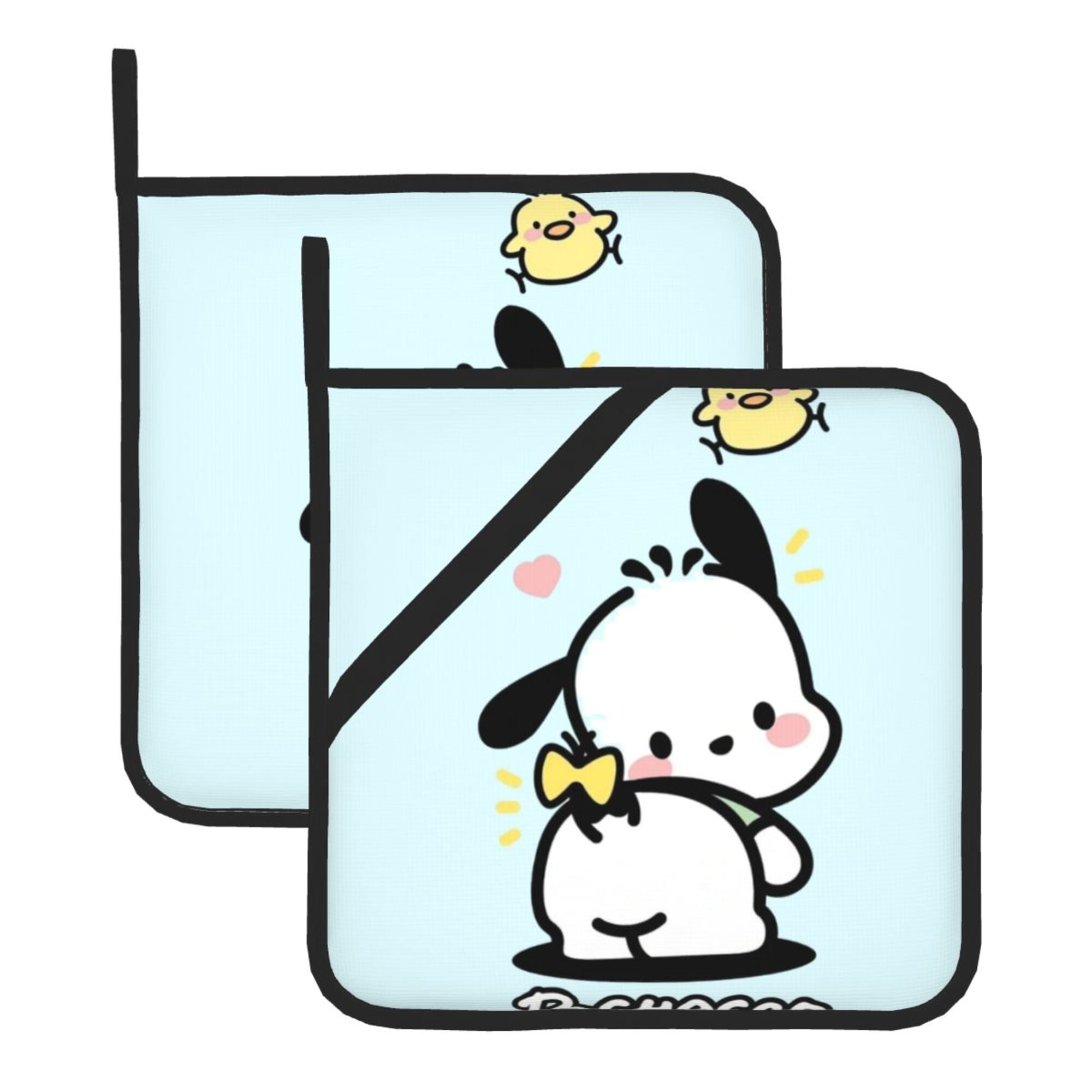 2 Pack Cute Cartoon Pochacco Pot Holder Kitchen Heat Resistant ...