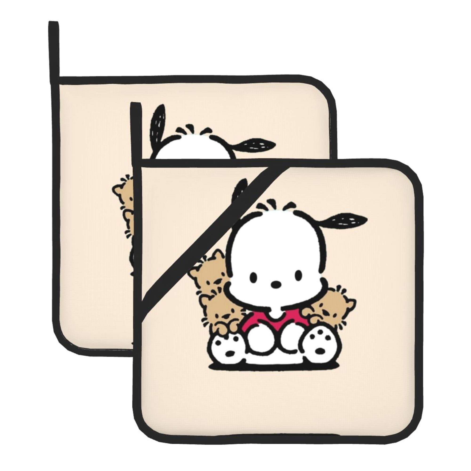 2 Pack Cute Cartoon Pochacco Pot Holder Kitchen Heat Resistant ...