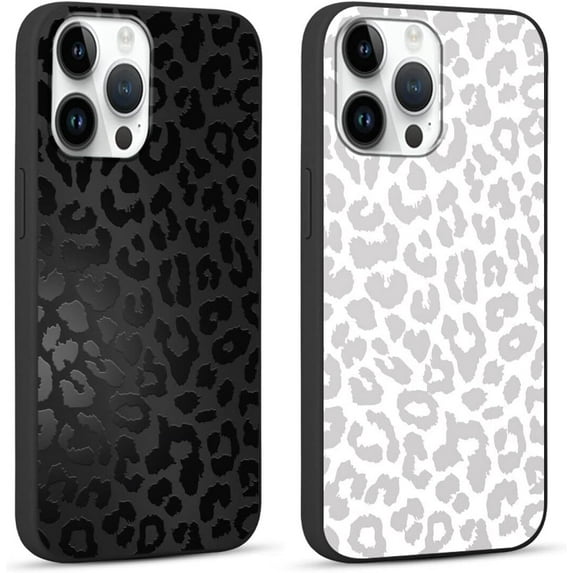 2 Pack Cute Cheetah Print for Apple iPhone 14 Pro Max 6.7" Phone Case ...