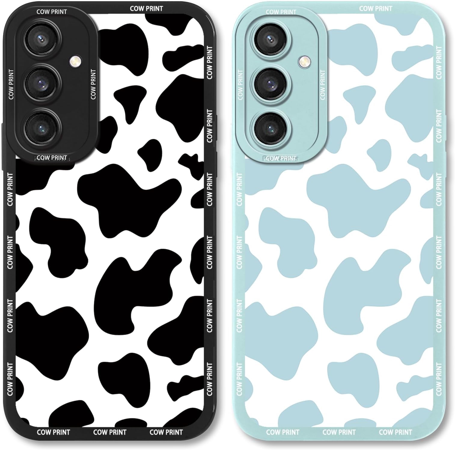 2 Pack Cute Cow Print Phone Case for Samsung Galaxy S23 FE 6.4 ...