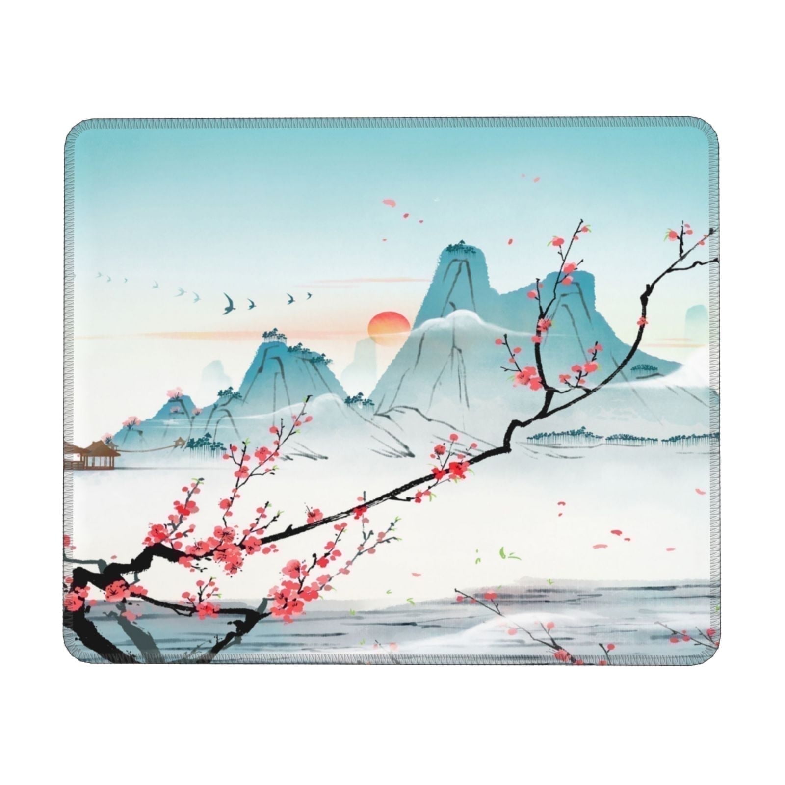 Heluo.Zu 2 Pack Anime small mouse pad 9.5"x7.9",Square Cute Rubber Desk ...