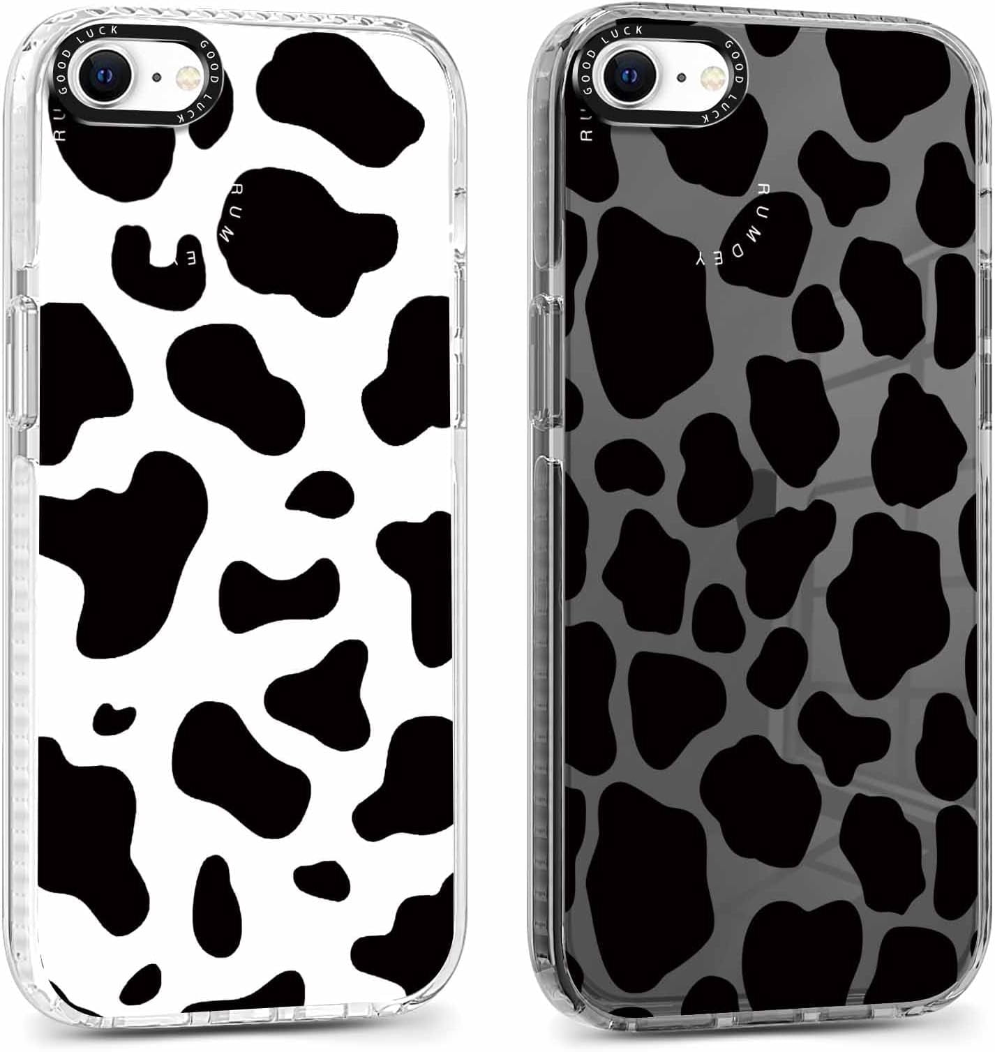 2 Pack Cute Pattern for iPhone 16e 6.1" Phone Case, Cow Print Aesthetic ...