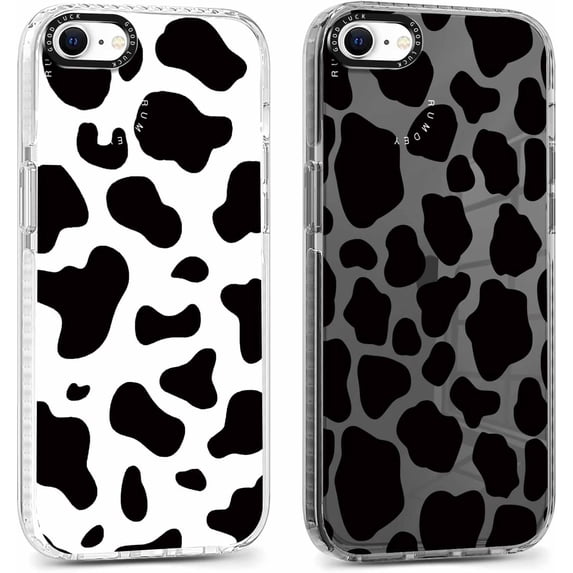2 Pack Cute Pattern for iPhone 16e 6.1" Phone Case, Cow Print Aesthetic ...