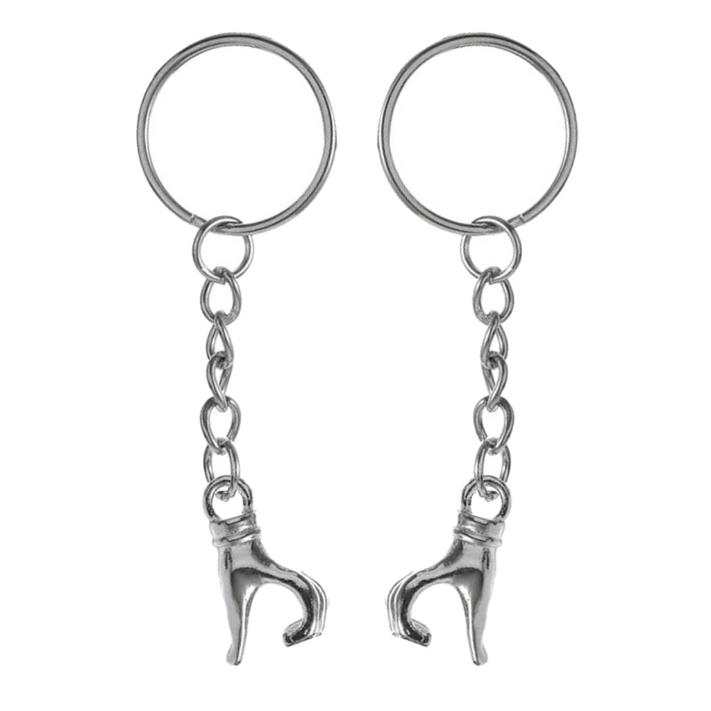 2 Pack Cute and Stylish Couple Keyrings Love Gesture Keychains Magnetic ...