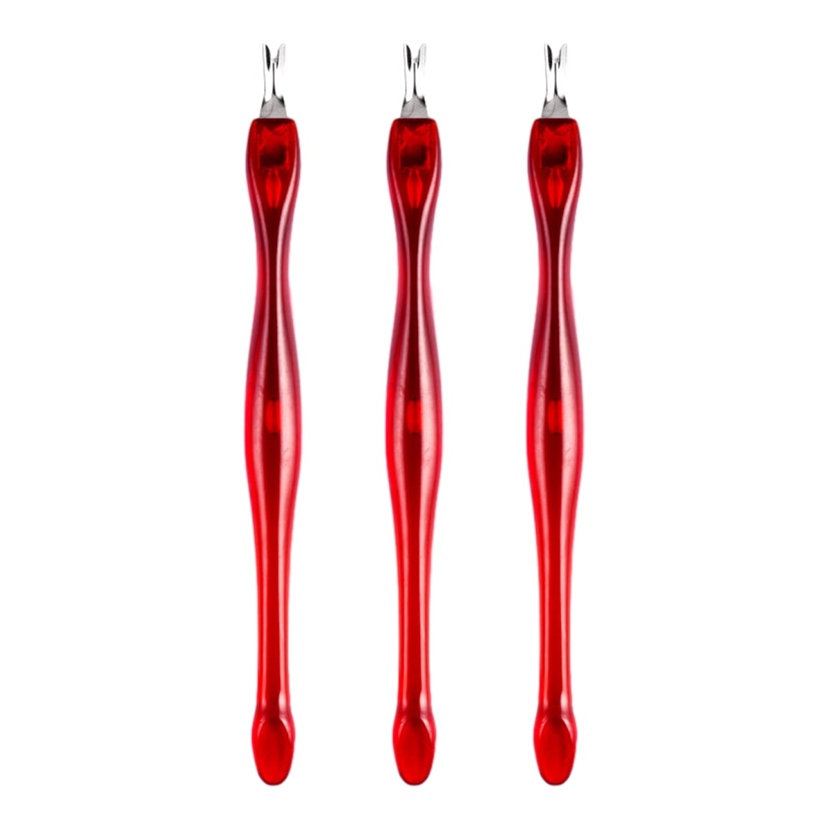 2 Pack Cuticle Fork Practical Nail Art Tools Pedicure Cuticle Trimmer ...