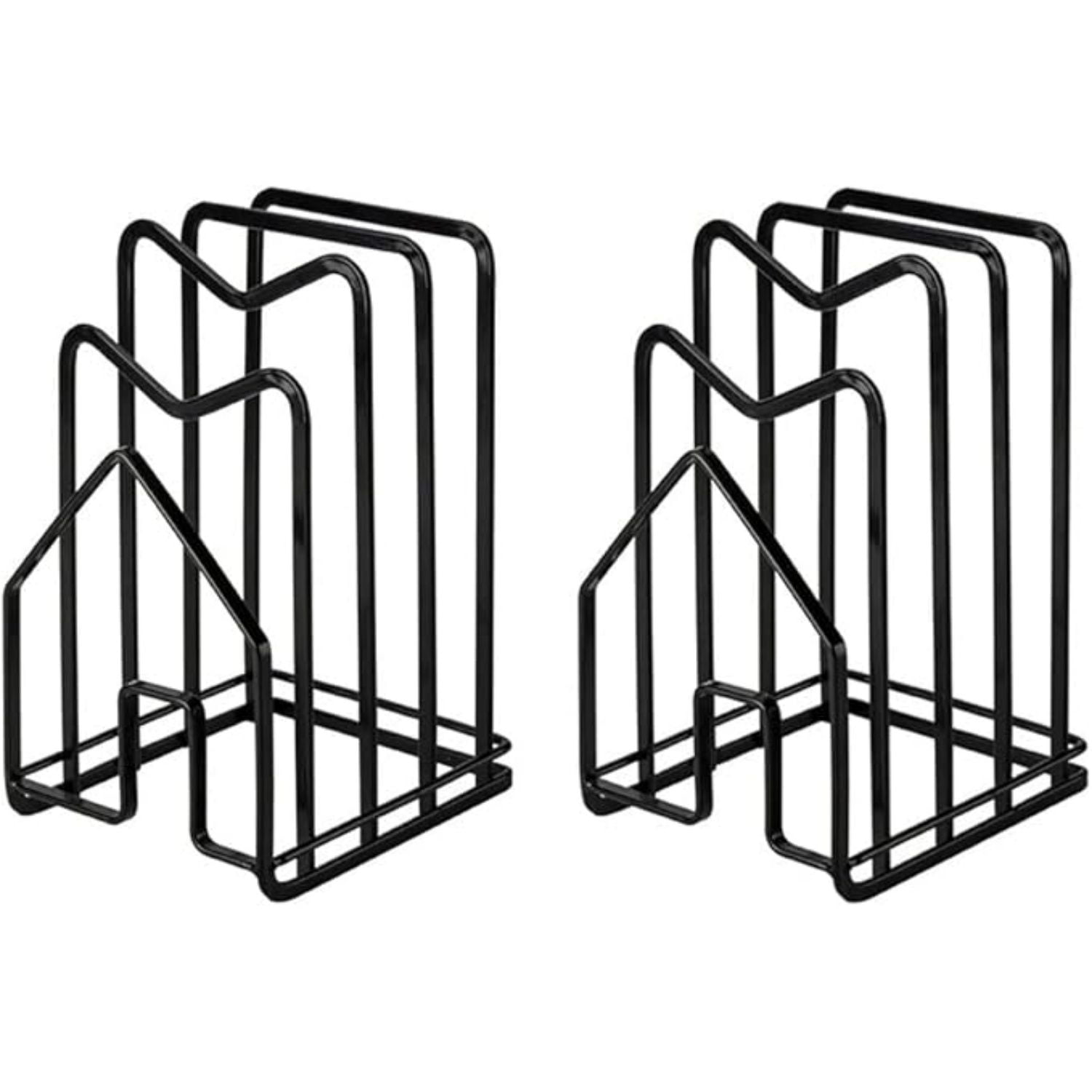 2 Pack Cutting Board Racks Holders Pot Pan Lids Holders Chopping Board ...