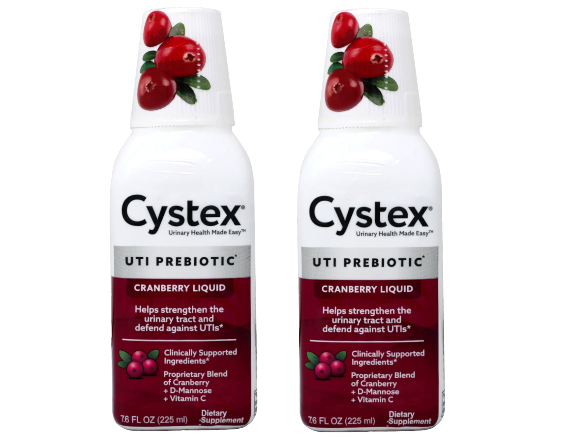 2 Pack - Cystex Urinary Health Cranberry Flavor 7.6oz Each - Walmart.com