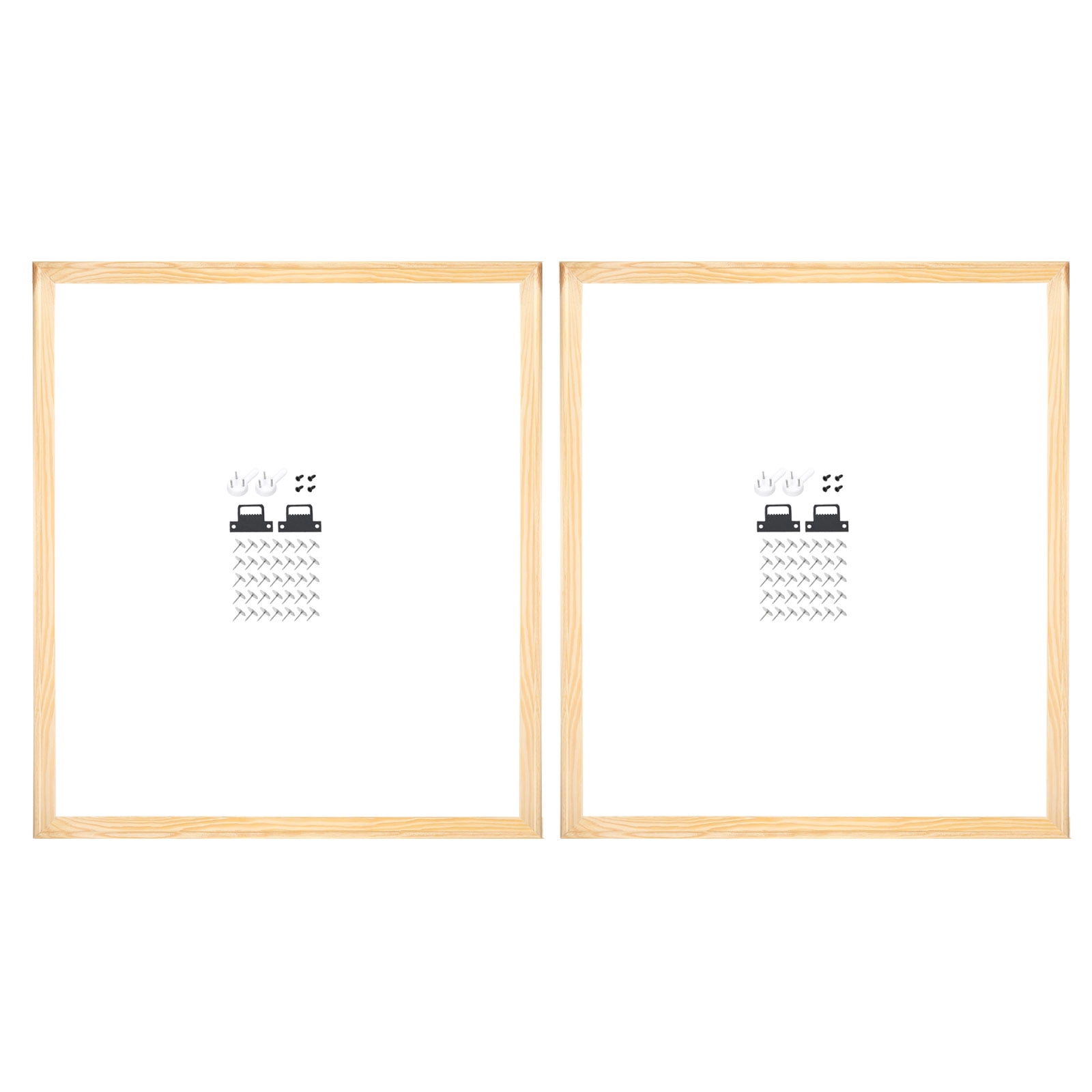 2 Pack DIY Canvas Stretcher Bars, 24 x 20 Inch Canvas Frame Wooden ...