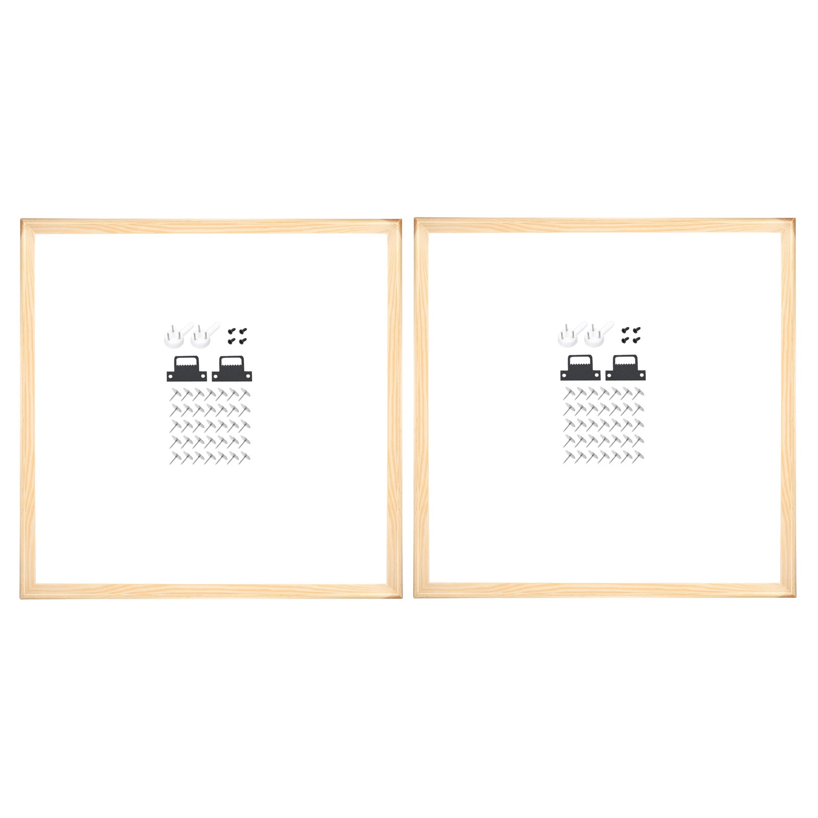 2 Pack DIY Canvas Stretcher Bars, 24 x 24 Inch Canvas Frame Wooden ...