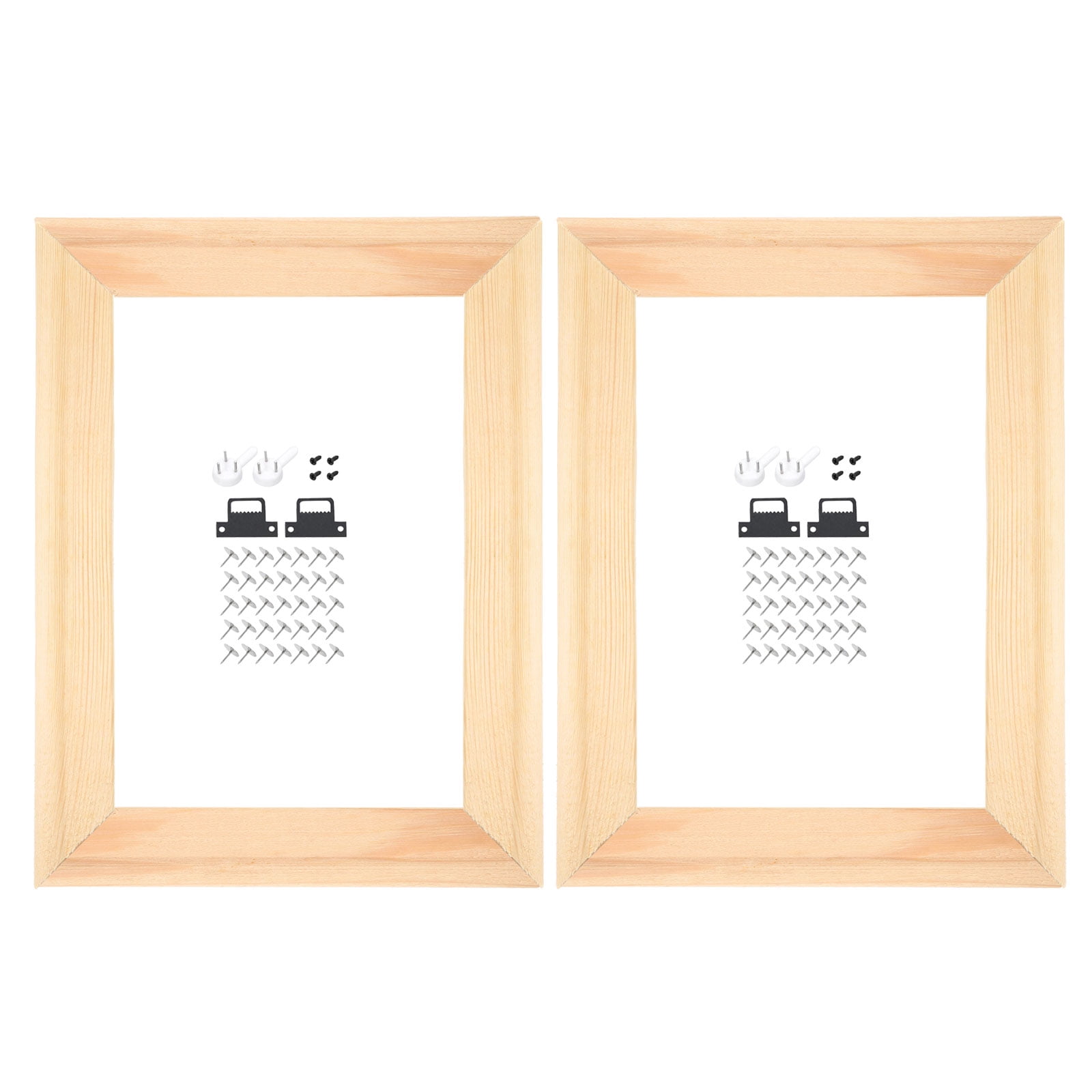 2 Pack DIY Canvas Stretcher Bars, 8 x 6 Inch Canvas Frame Wooden Frames ...