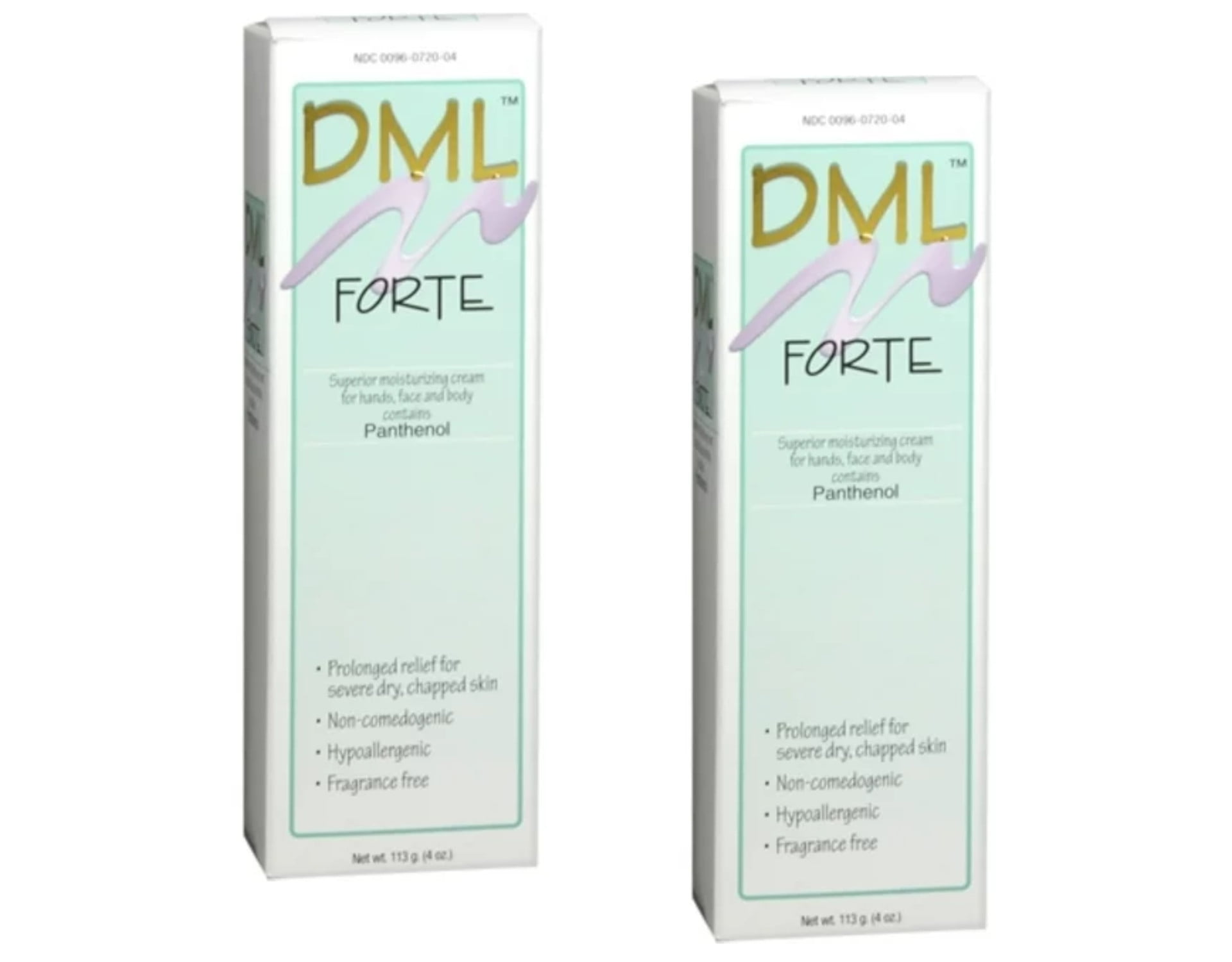 DML Forte Cream - 2 Pack, 4oz Each, Hypo-Allergenic, Dermatologist ...