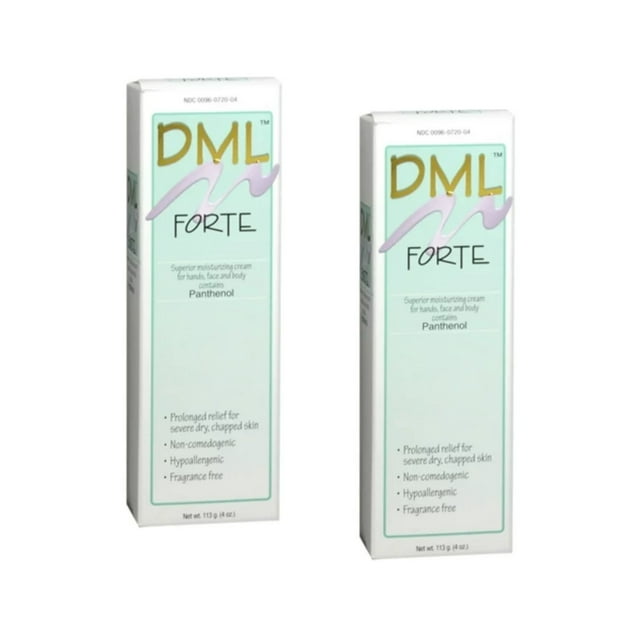 DML Forte Cream - 2 Pack, 4oz Each, Hypo-Allergenic, Dermatologist ...