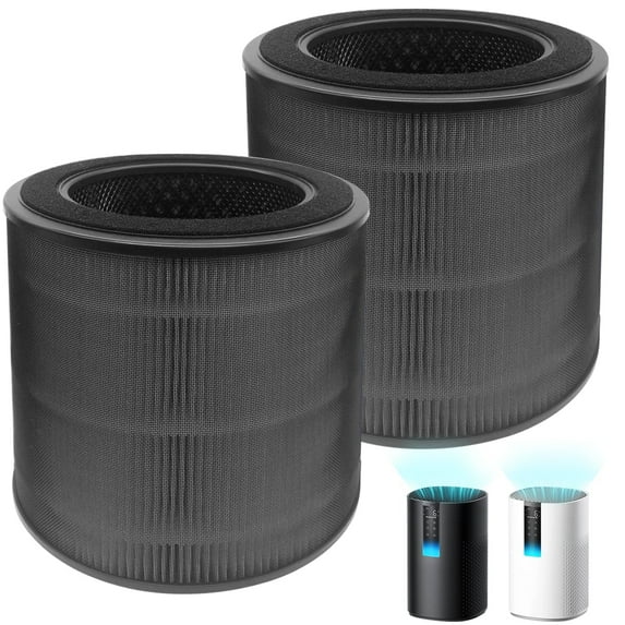 2 Pack DR-HAP005S Replacement Filters Compatible with Dreo Air Purifier ...