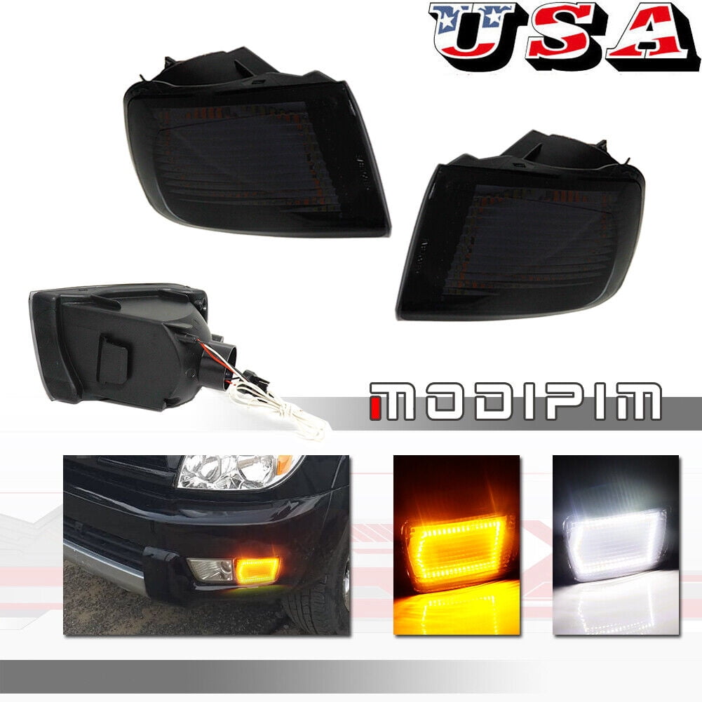 2 Pack DRL Turn Signal LED Light Replacement for 2003-2005 for Toyota ...