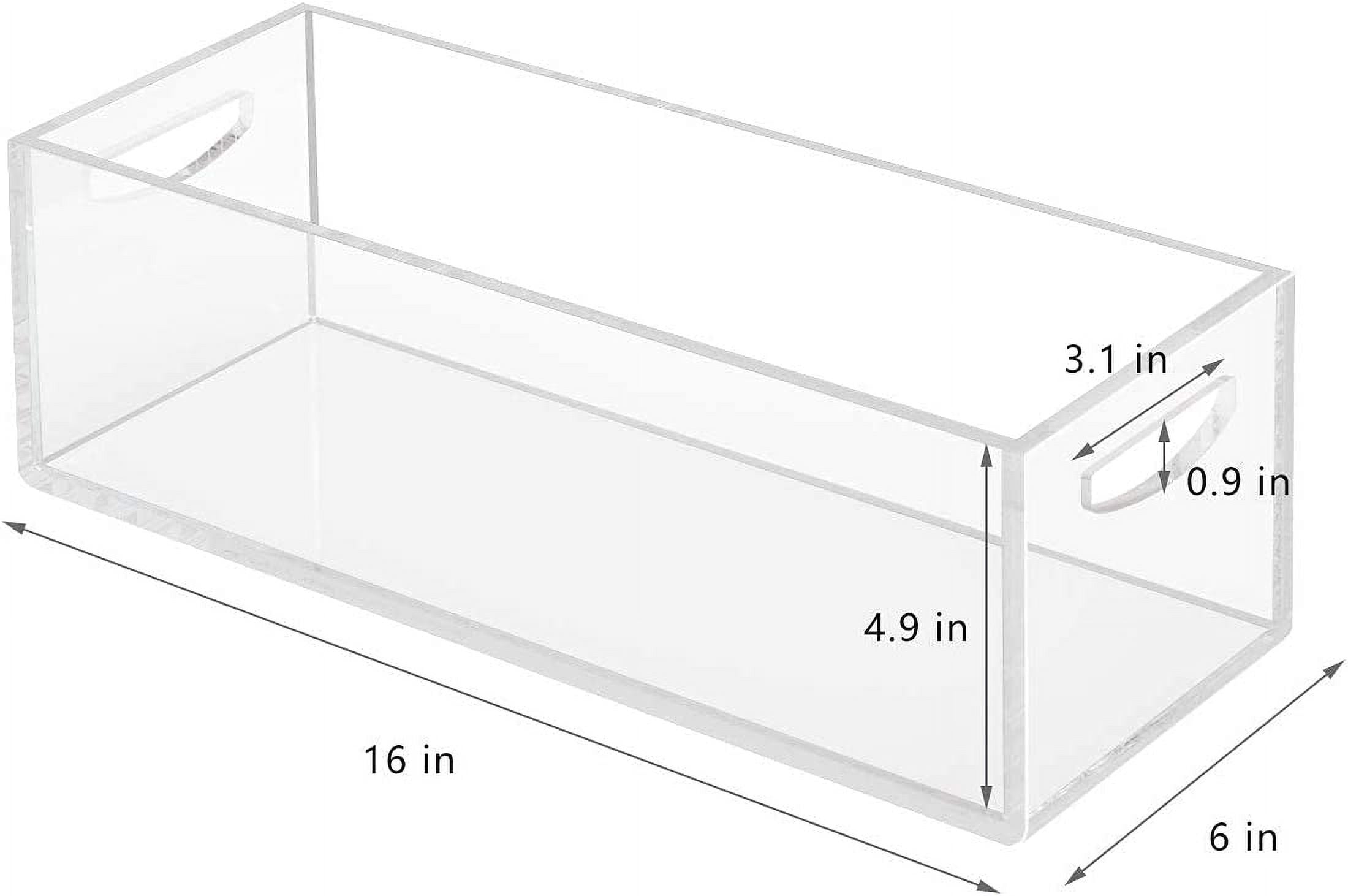 2 Pack DVD/CD Storage Box, Acrylic Storage Container for Blu-Rays ...