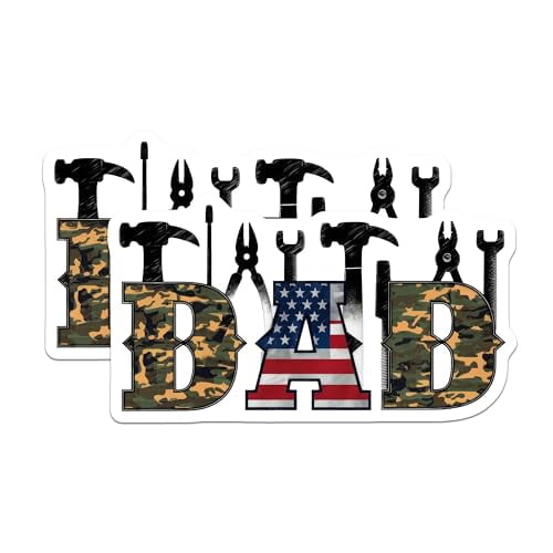 (2 Pack) Dad Fixer of All Things Magnets Magnets - Patriotic Dad Magnet ...