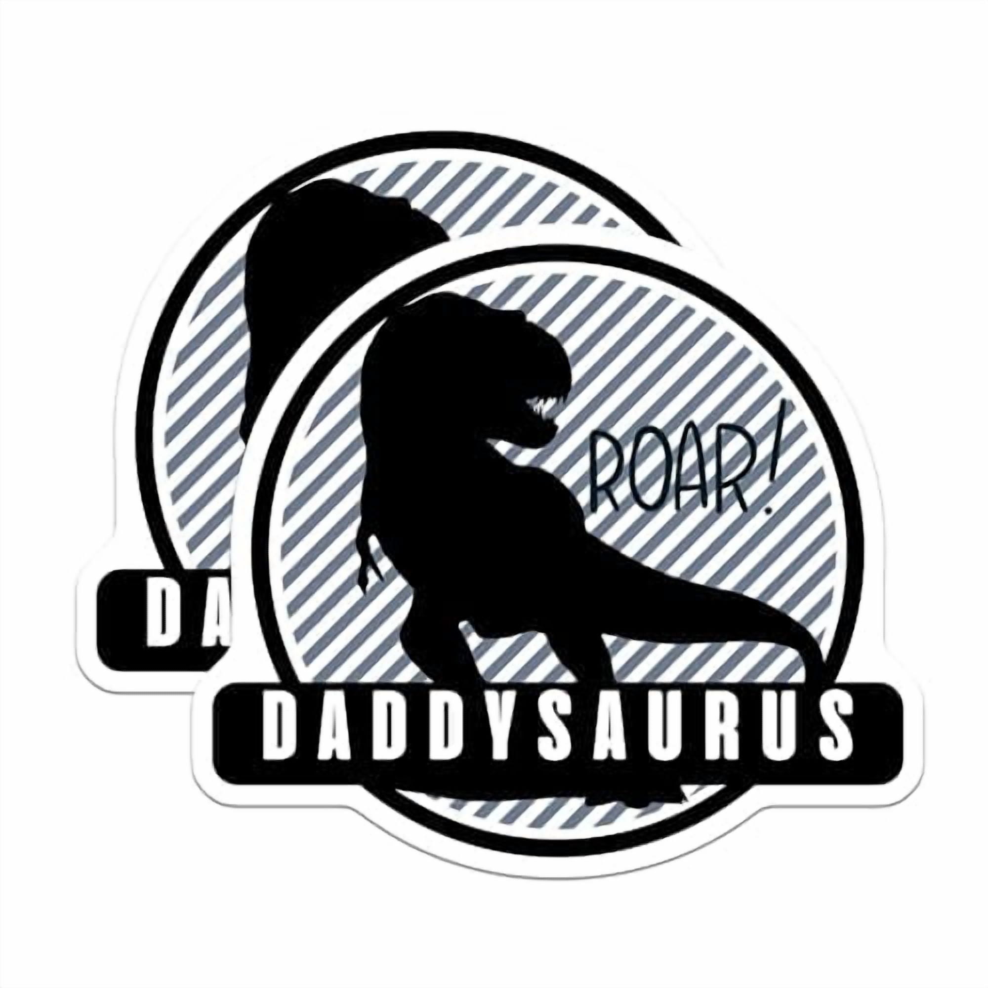 (2 Pack) Daddysaurus Magnets - Dinosaur Dad Magnets - Fun Roar Dad ...