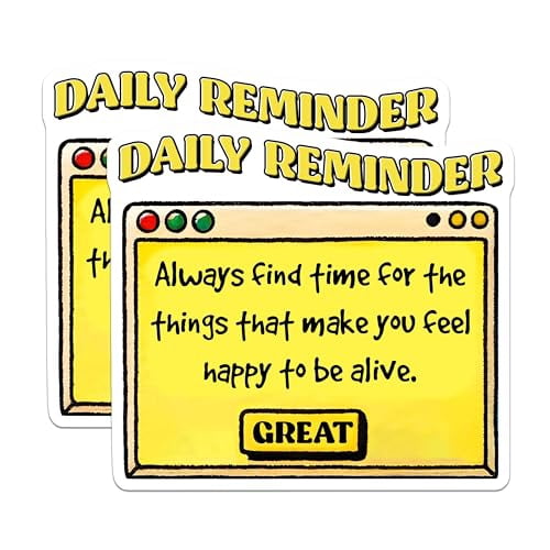 (2 Pack) Daily Reminder Magnets - Inspirational Quote - Positive ...