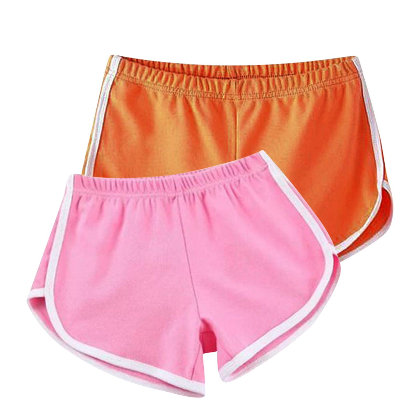2 Pack Dance Shorts for Women Summer Athletic Cycling Shorts Dolphin ...