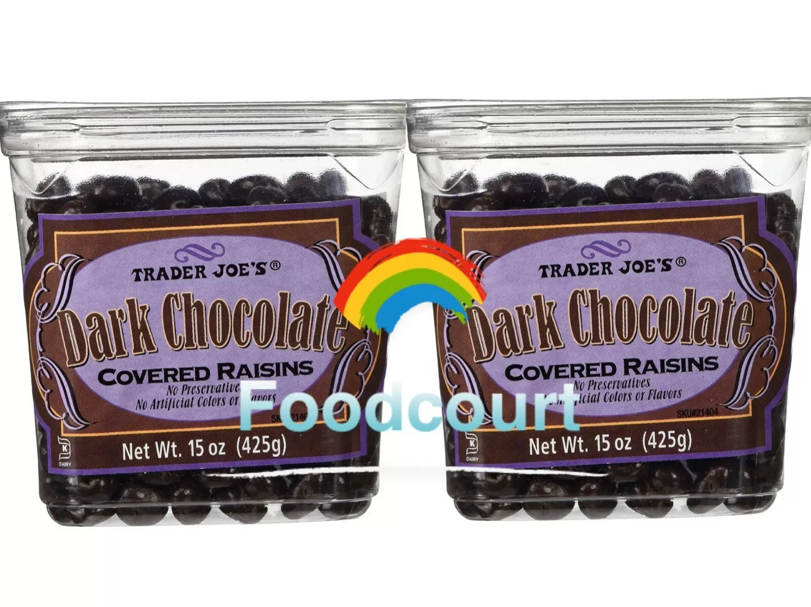 2 Packs Dark Chocolate Covered Raisins 15 oz Each Pack - Walmart.com