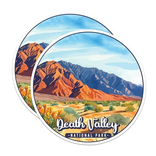 (2 Pack) Death Valley National Park Bumper Sticker - US National Park ...