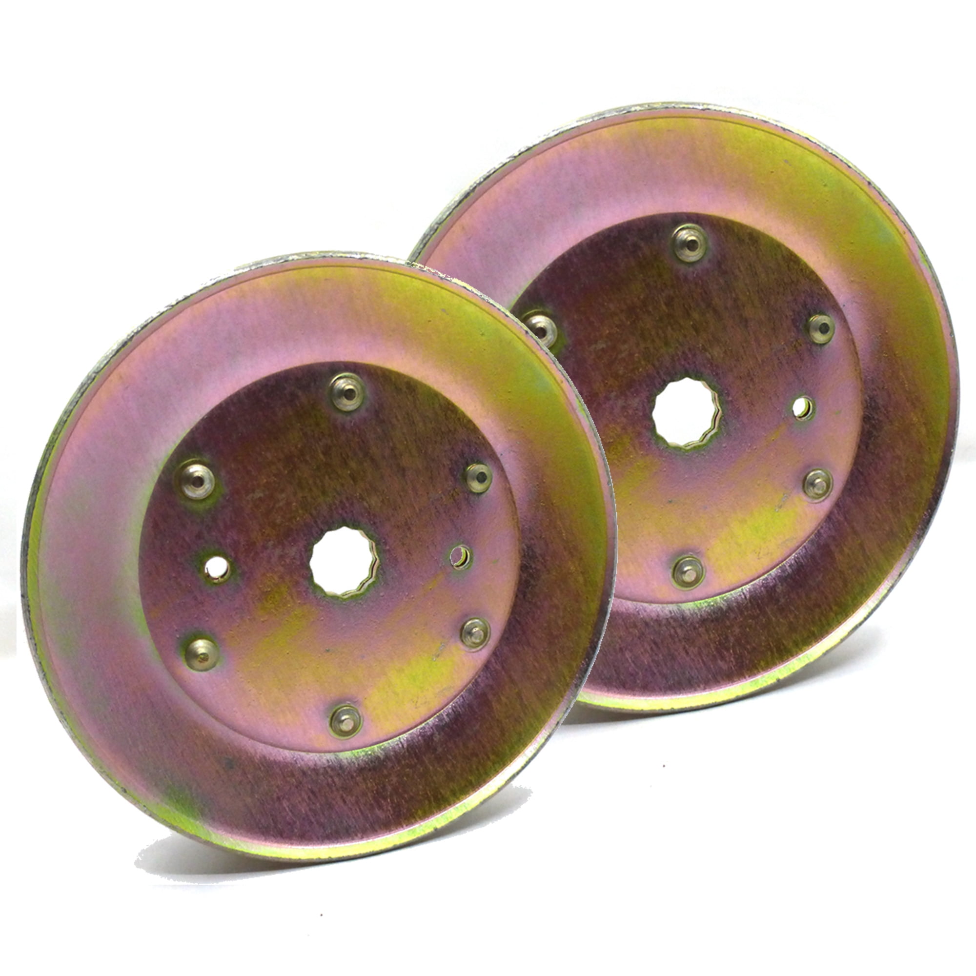 2 Pack - Deck Mandrel Spindle Pulley Compatible with Husqvarna, AYP ...
