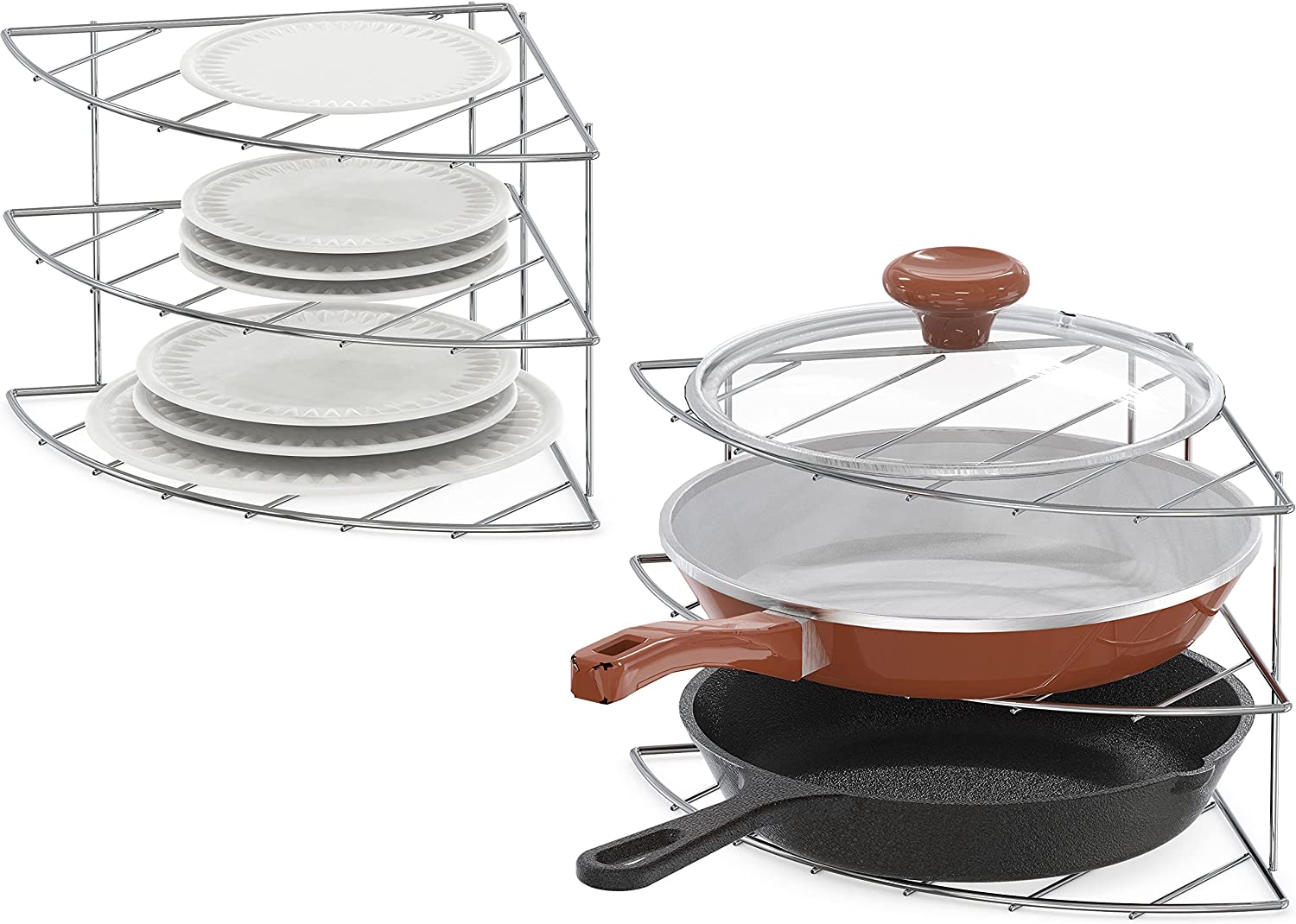 Simplify 3-Tier Cabinet Organizer, Clear - Walmart.com