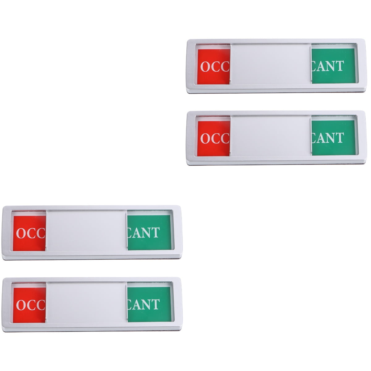 2 Pack Decor Doorbell Sliding Sign Door Sign Office 17.80X5.20X0.70CM ...