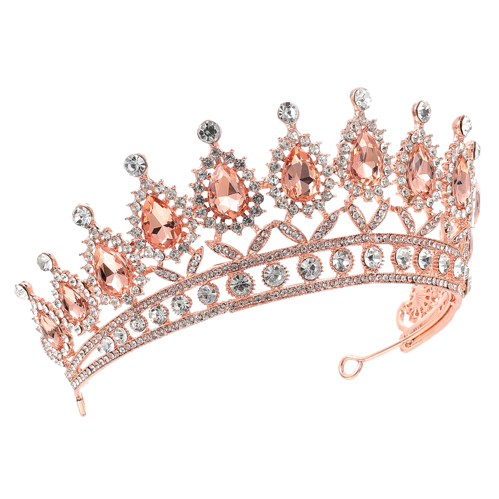2 Pack Decor Tiara Wedding Bride Headdress Hair Wreath Ceremony ...