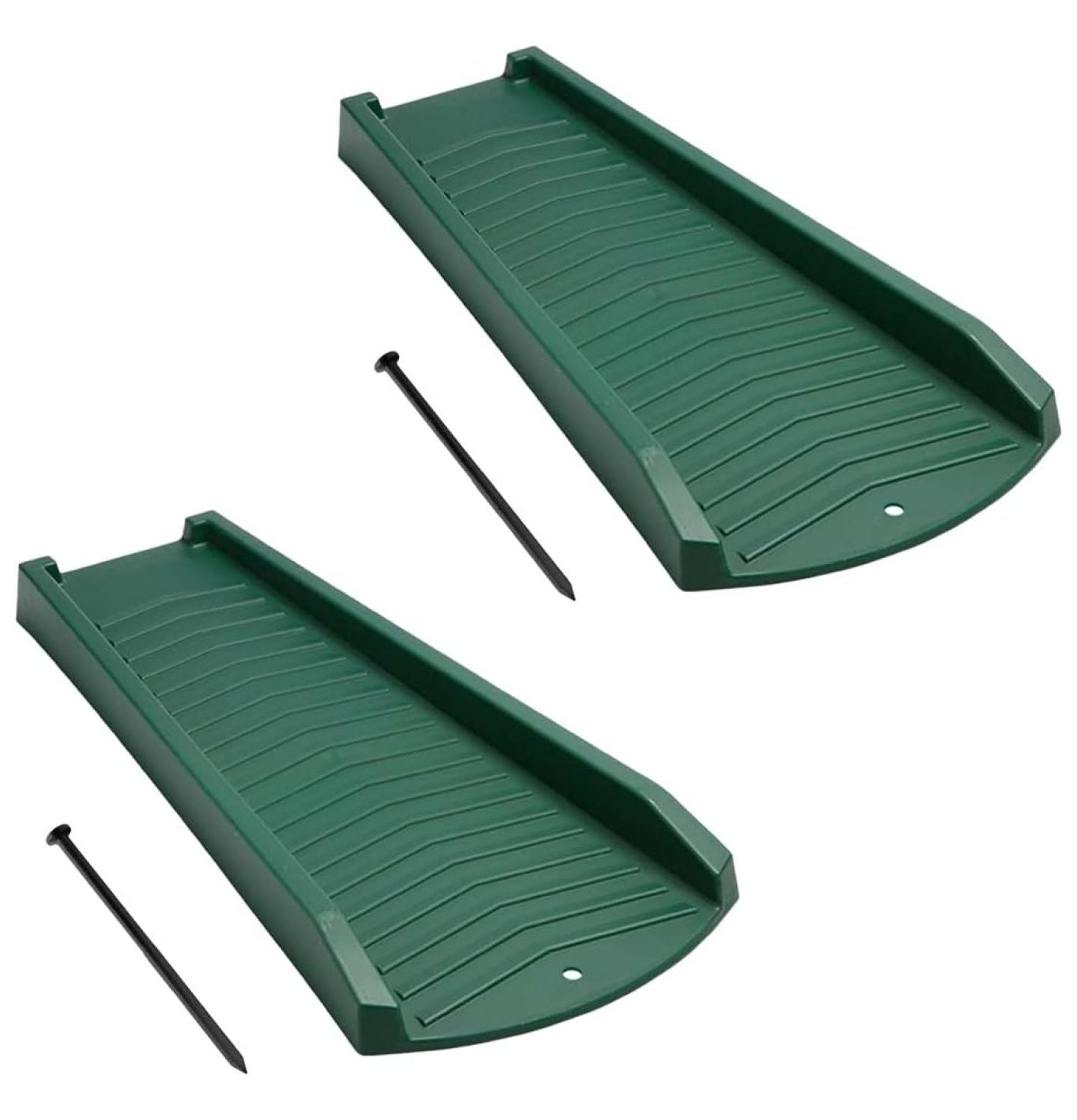 2-Pack Decorative Downspout Green Block Rain Gutter Drain Extender, 2 ...