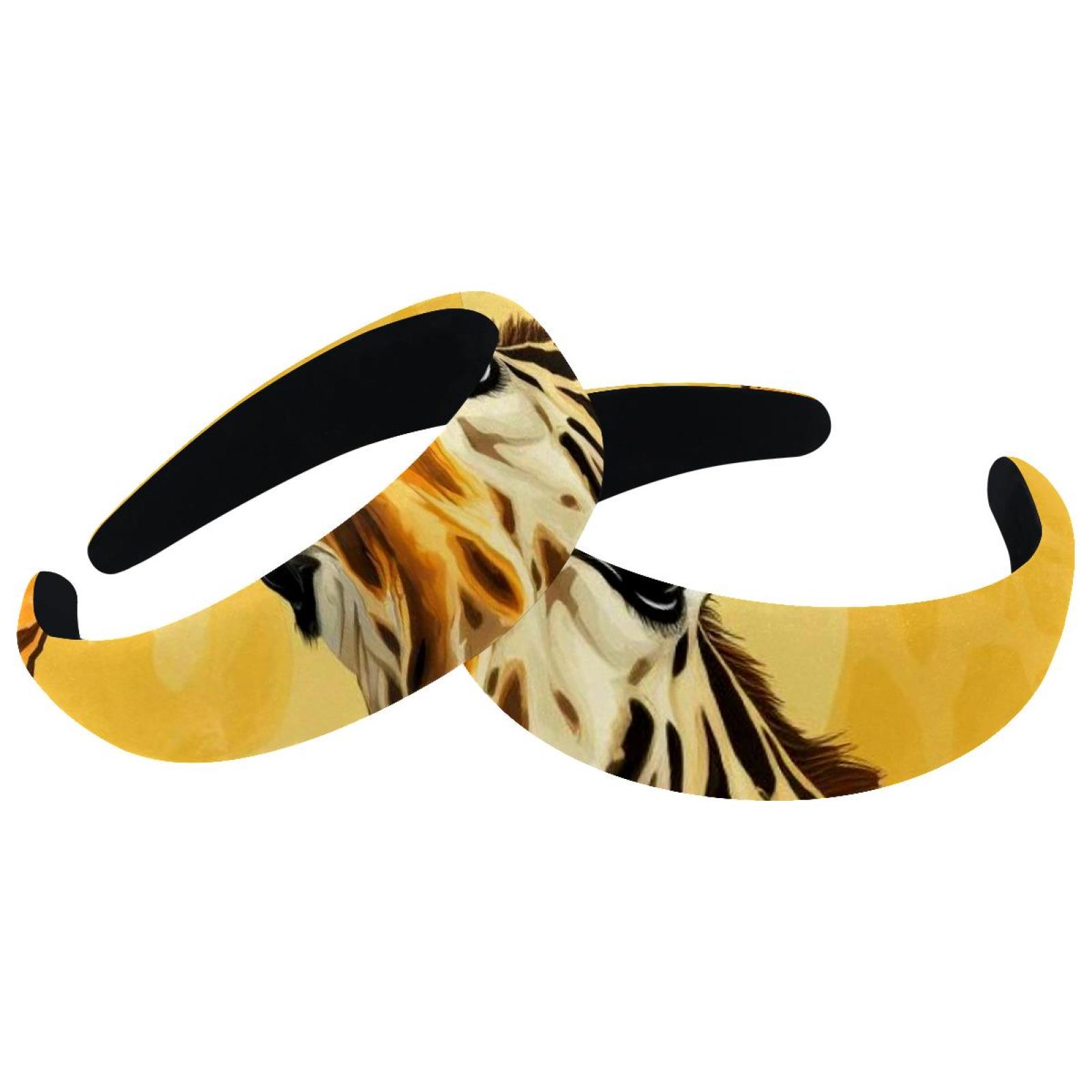 2 Pack Deer Headbands for Women Girls Wide Head Band Fashion Padded ...