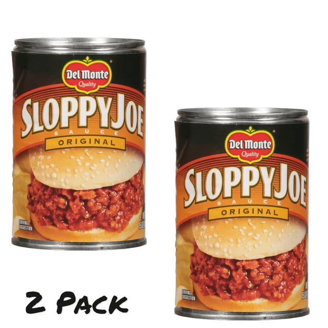 ( 2 Pack ) Del Monte Sloppy Joe Sauce, Original, 15 oz Can - Walmart.com