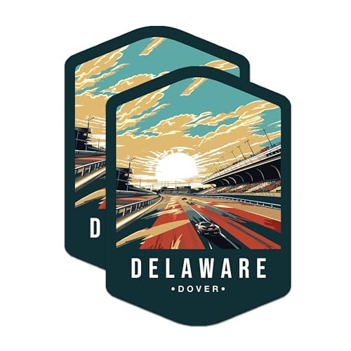 (2 Pack) Delaware State and Capitol Magnets - DE State Magnet - Choose ...