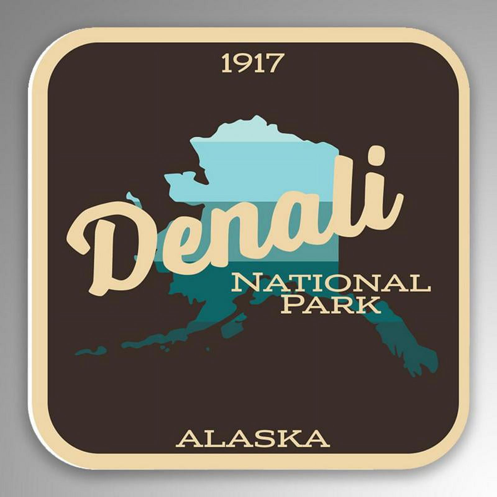2-Pack Denali National Park Decal Sticker | 4-Inches By 4-Inches ...