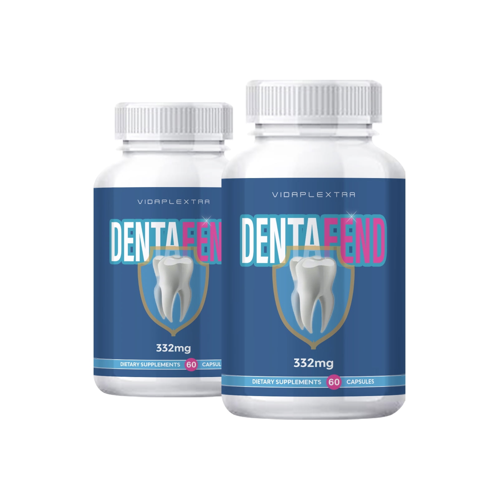 (2 Pack) DentaFend Capsules - DentaFend Dietary Supplement Capsules ...