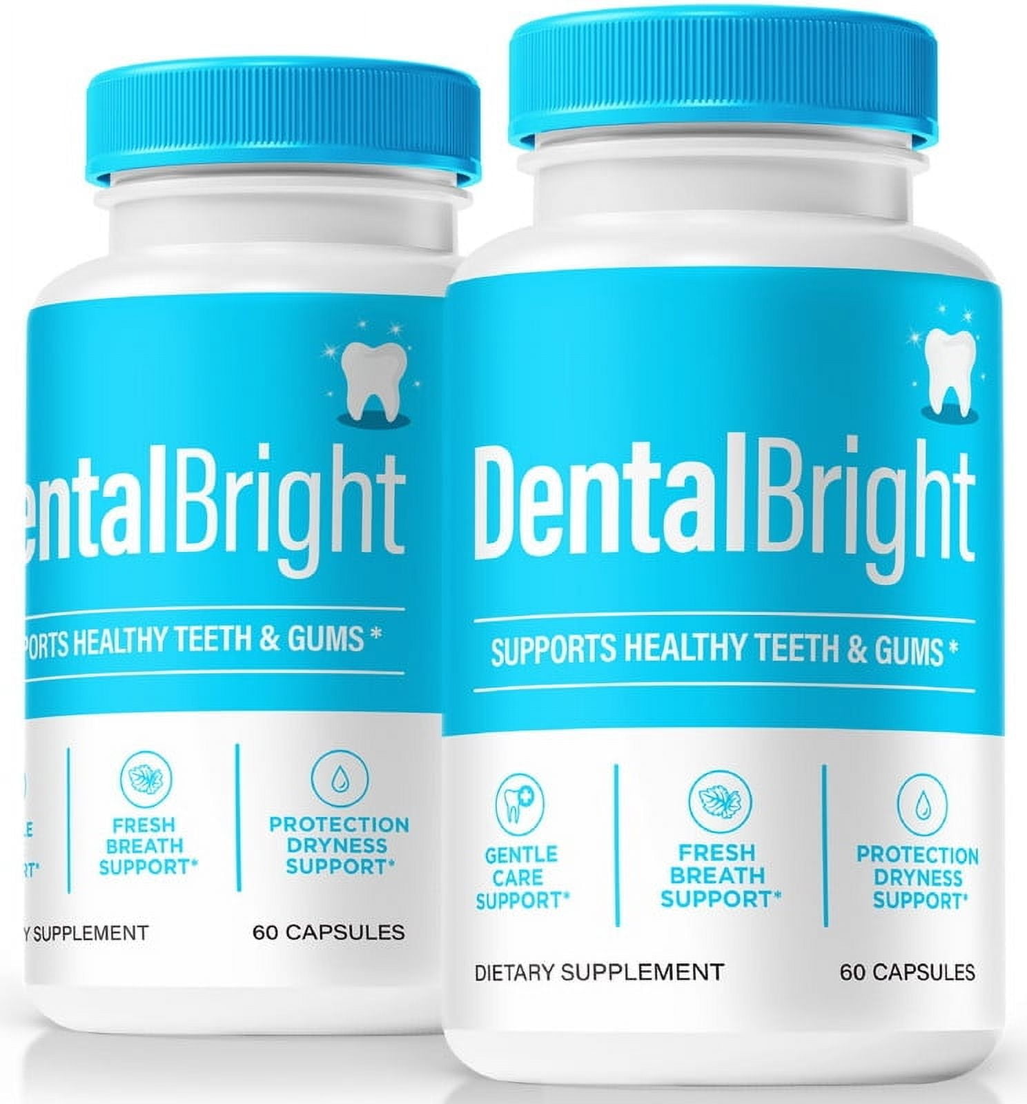 (2 Pack) DentalBright - All Natural Oral Health Support, Official ...