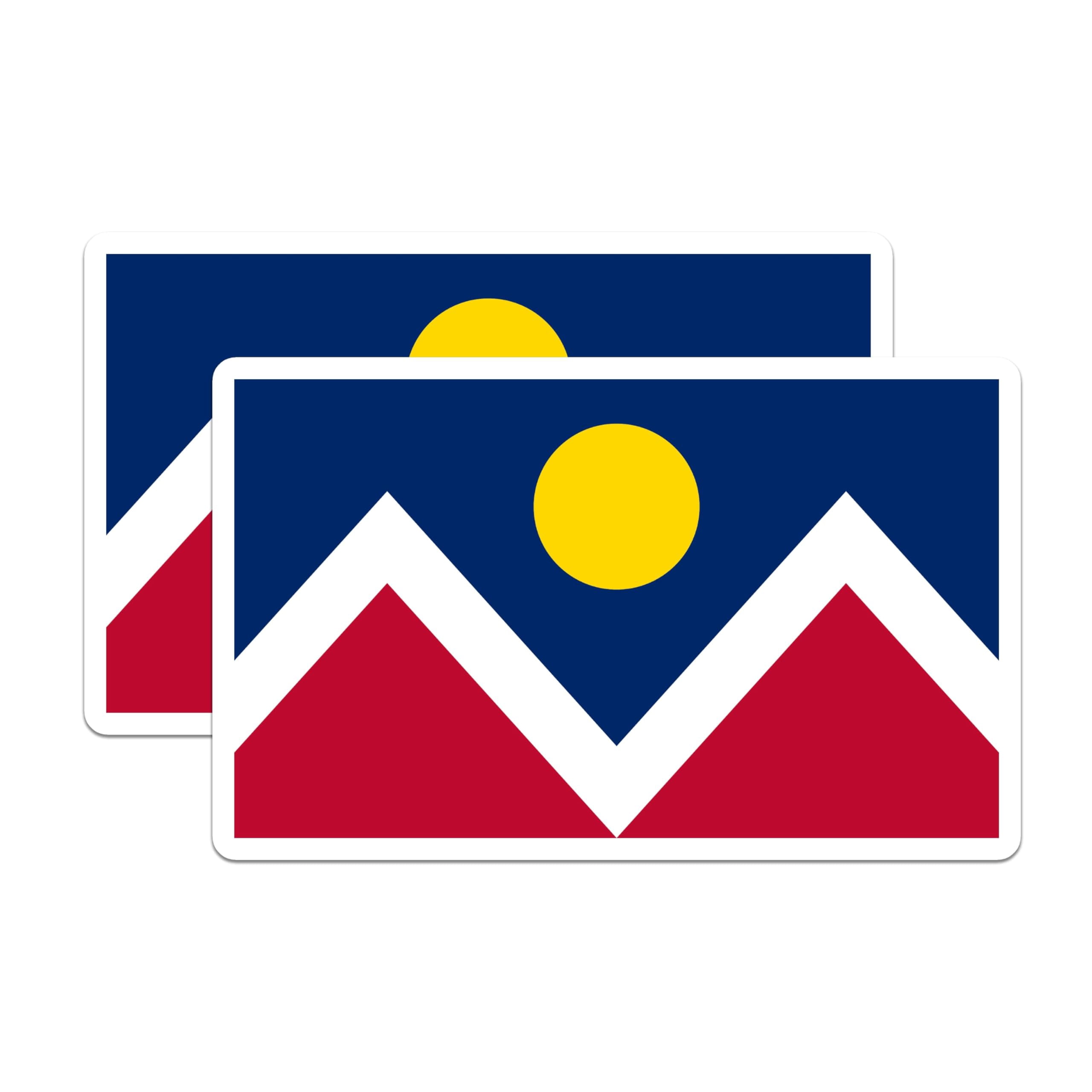 (2 Pack) Denver Flag Magnets - Colorado State - Home Decor Souvenir - 5 ...