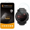 2 Pack Designed for Garmin Instinct 3 45mm (Solar/Amoled) Tempered ...
