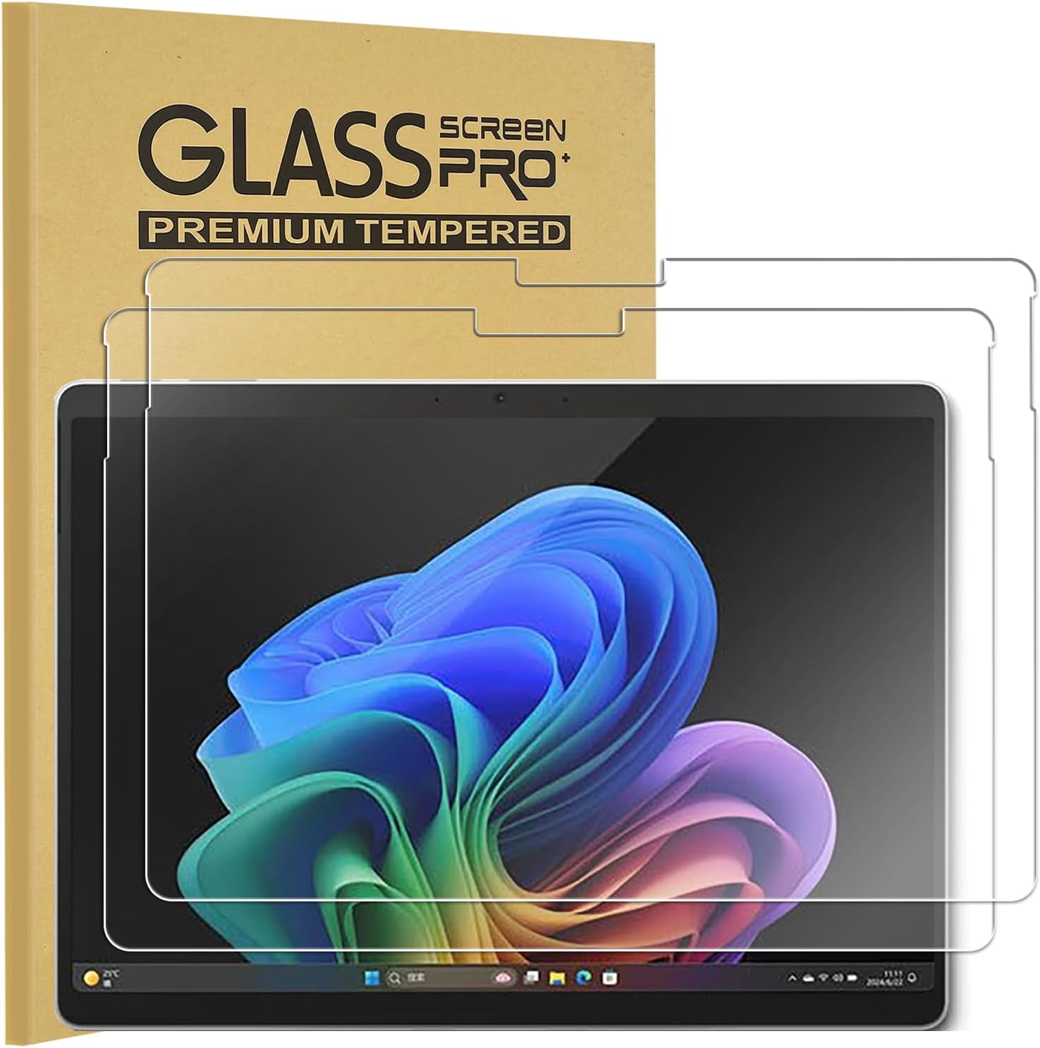 2 Pack Designed for rosoft Surface Pro 11 & Surface Pro 10 2-in-1 ...